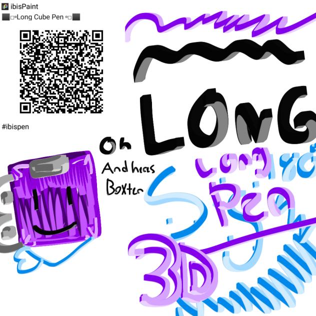 Long Cube Pen - ibisPaint