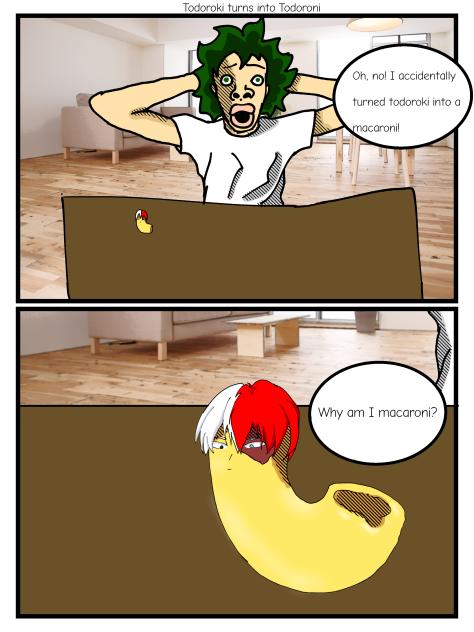 Todoroki turns into Todoroni - ibisPaint