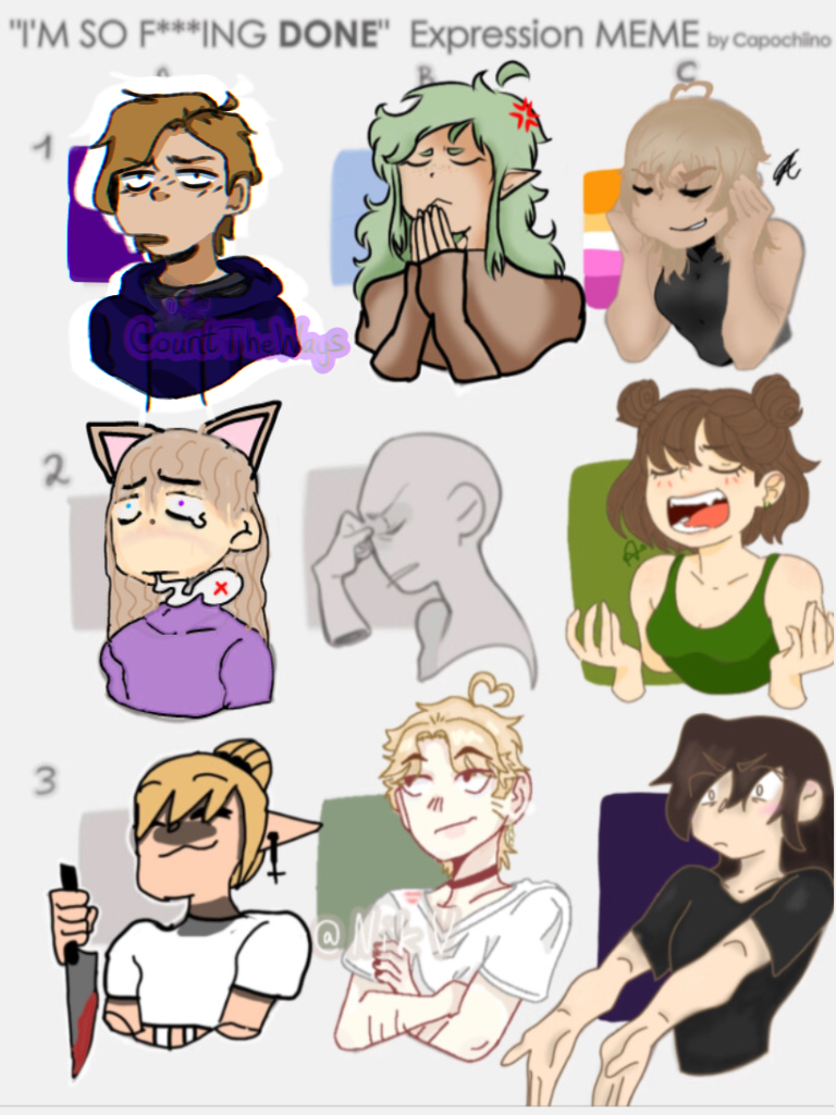 IM SO DONE. Expression Collab - ibisPaint