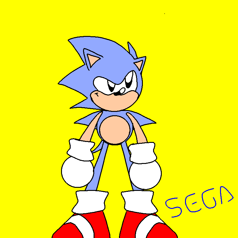 TOEI SONIC (SONIC CD) - ibisPaint