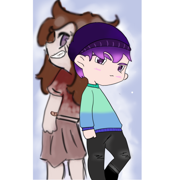 Duet with croissant cat - ibisPaint