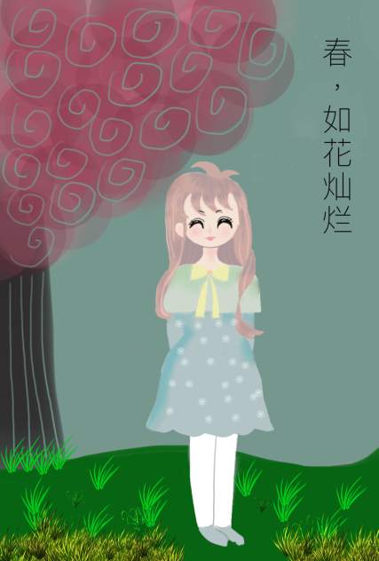 Spring, Blooming like flowers - ibisPaint