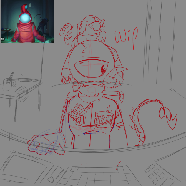 Among us wip•. - ibisPaint