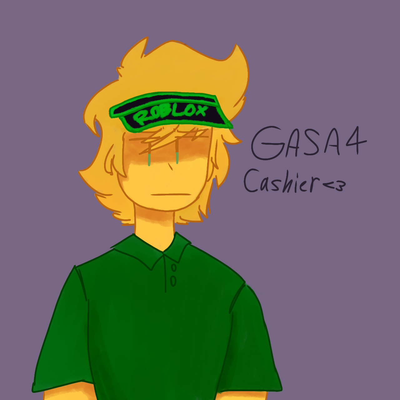the cashier from GASA4 on roblox - ibisPaint