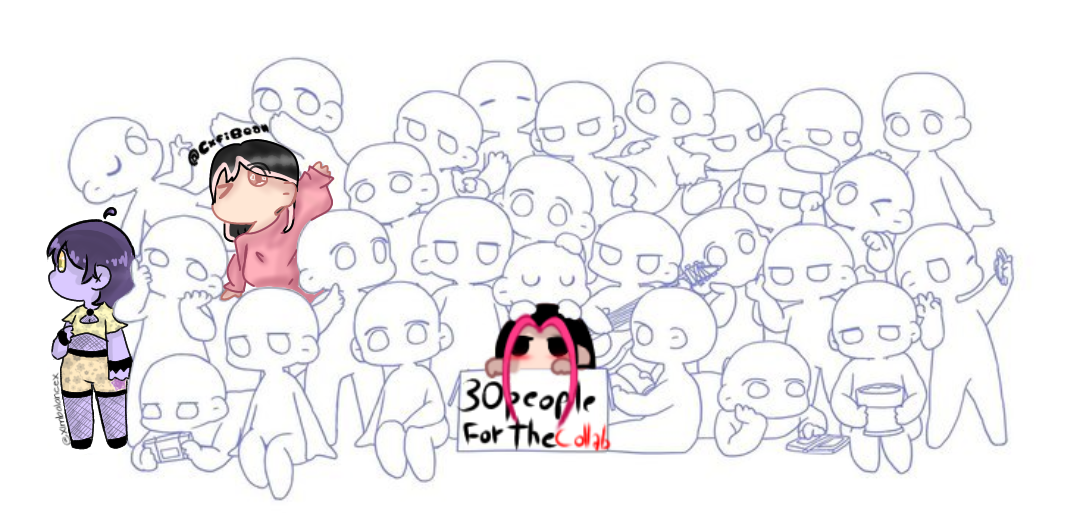 30 Peeps Collab - ibisPaint