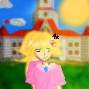 princess peach redraw - ibisPaint