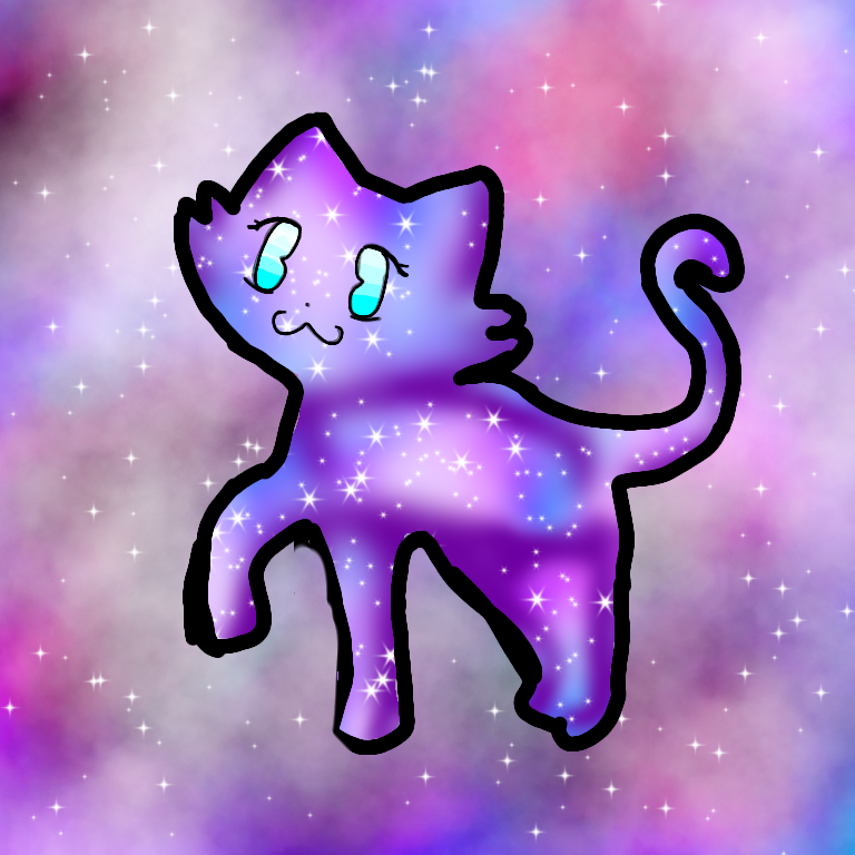 Galaxy kitten - ibisPaint
