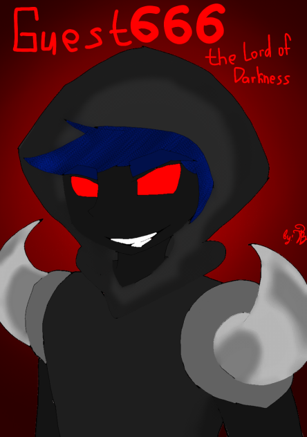 SpeedPaint. Guest 666 (Lord of Darkness) - ibisPaint