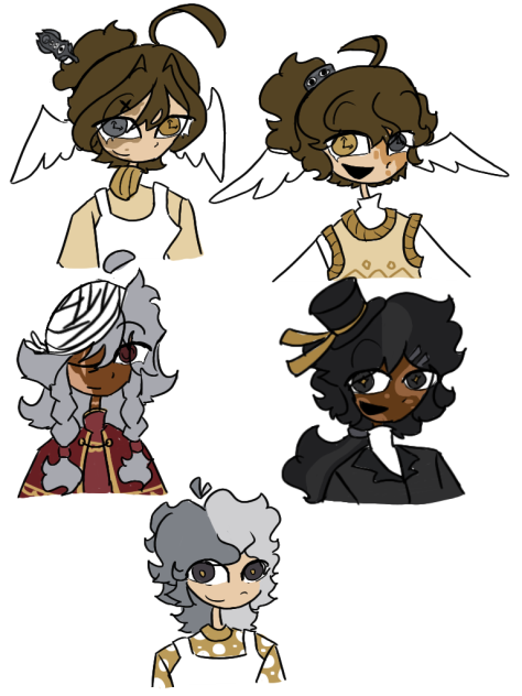All of the main object oc as human - ibisPaint