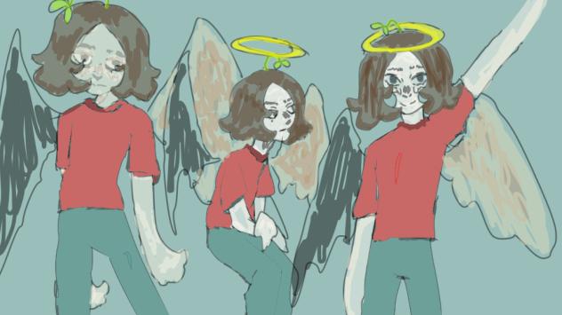 Blue Death Banner - ibisPaint