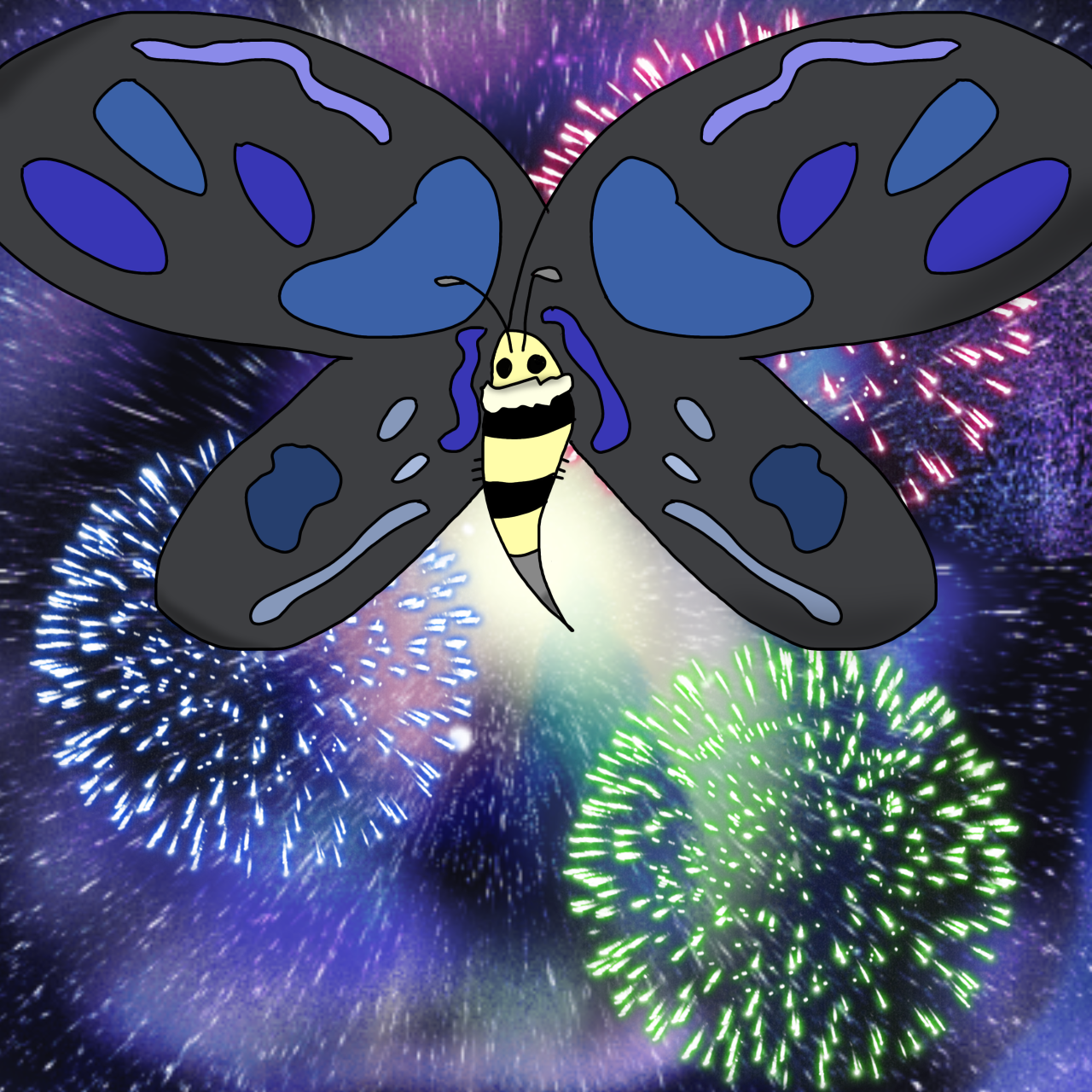 Inter dimensional Butterbee - ibisPaint