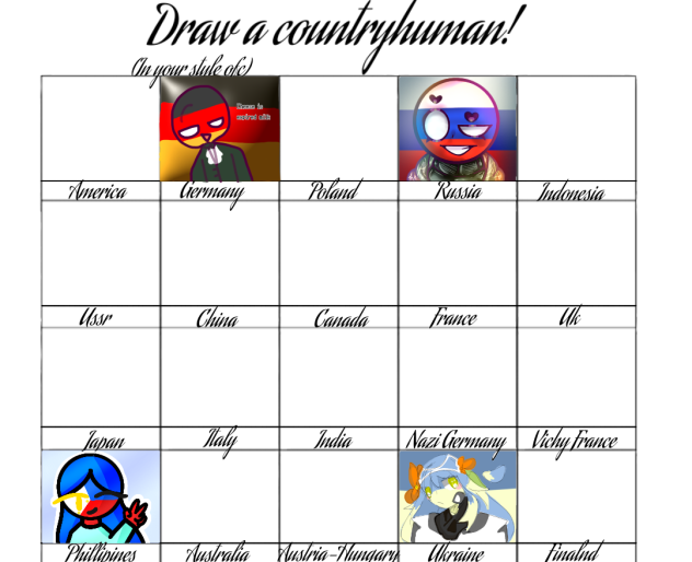 Draw a country human - ibisPaint