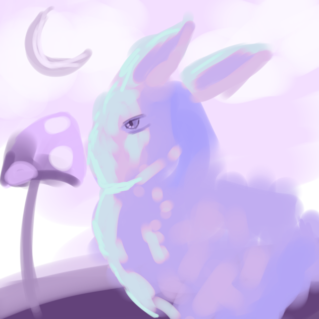 rabbit 🐇💜💙 - ibisPaint