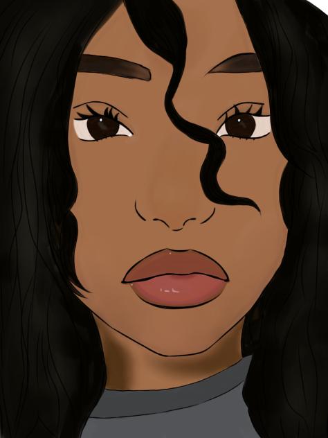 Pretty girl look in description!! - ibisPaint