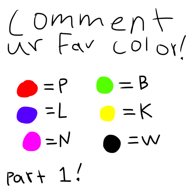Comment your favorite color! - ibisPaint