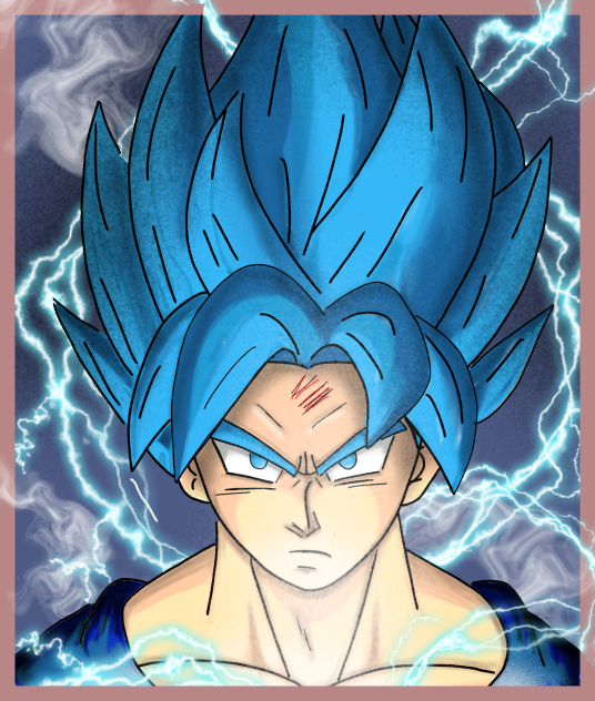 Goku SSJ Blue - ibisPaint