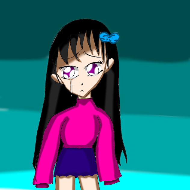 la neta la lágrima está medio rara - ibisPaint