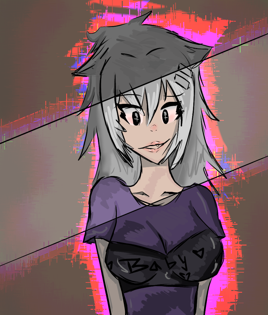 new OC- idk if she a furry tbh TT - ibisPaint