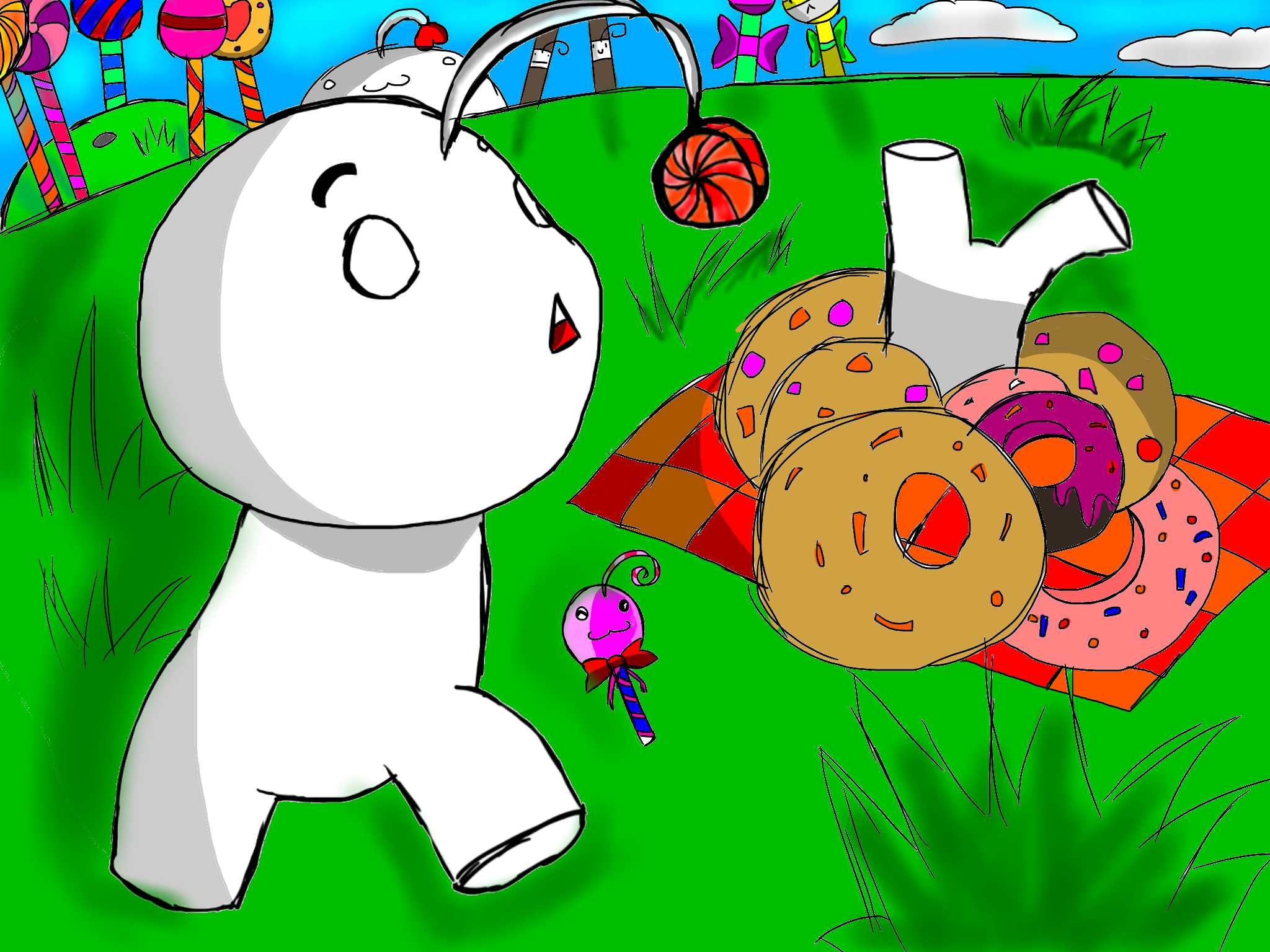 [Speedpaint][Sup Guy in CandyLand] - ibisPaint