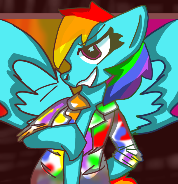 Rainbow Factory Dash cuz yas - ibisPaint