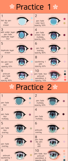 I practice coloring eye - ibisPaint