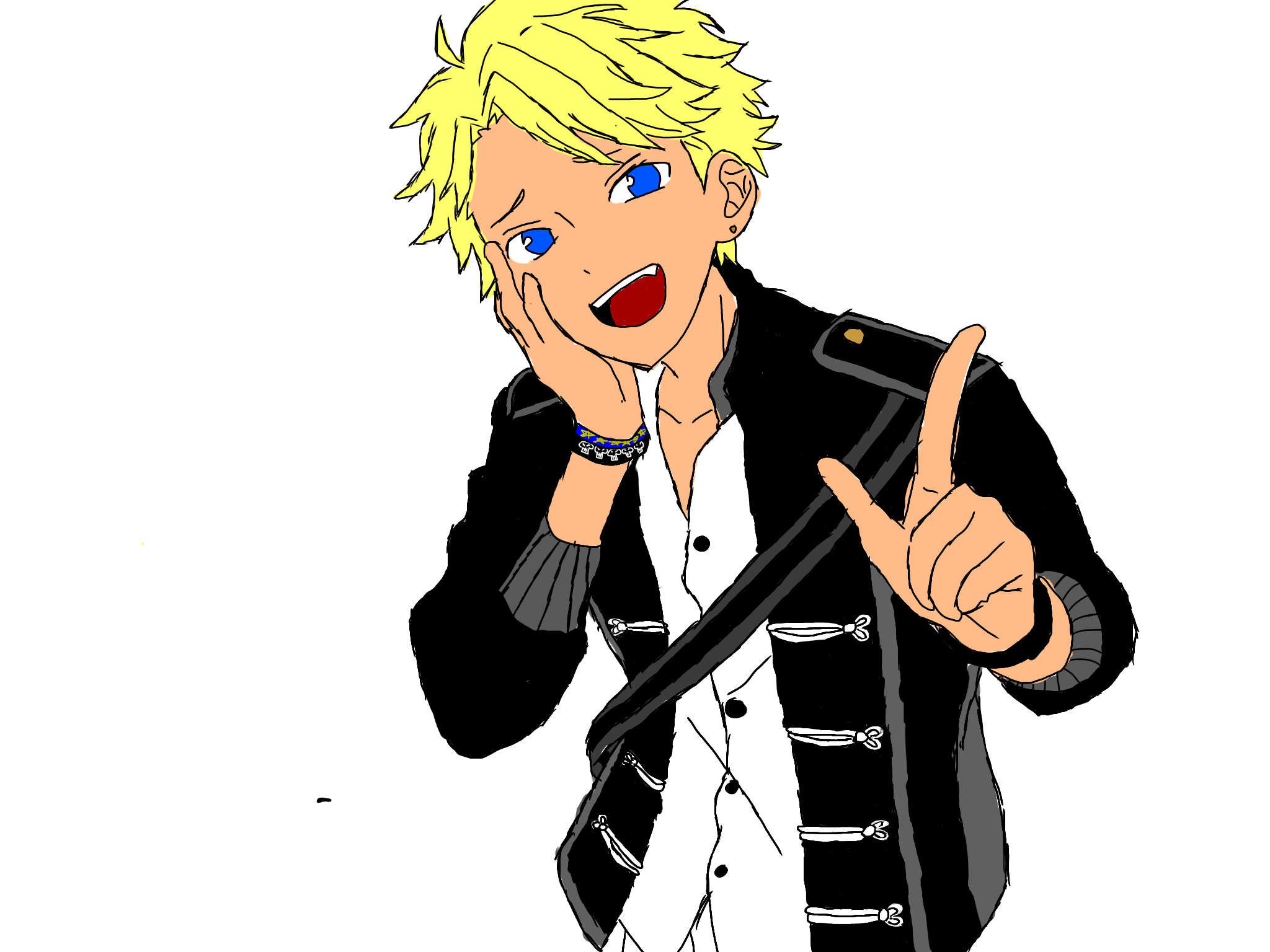 guy acting cute - ibisPaint