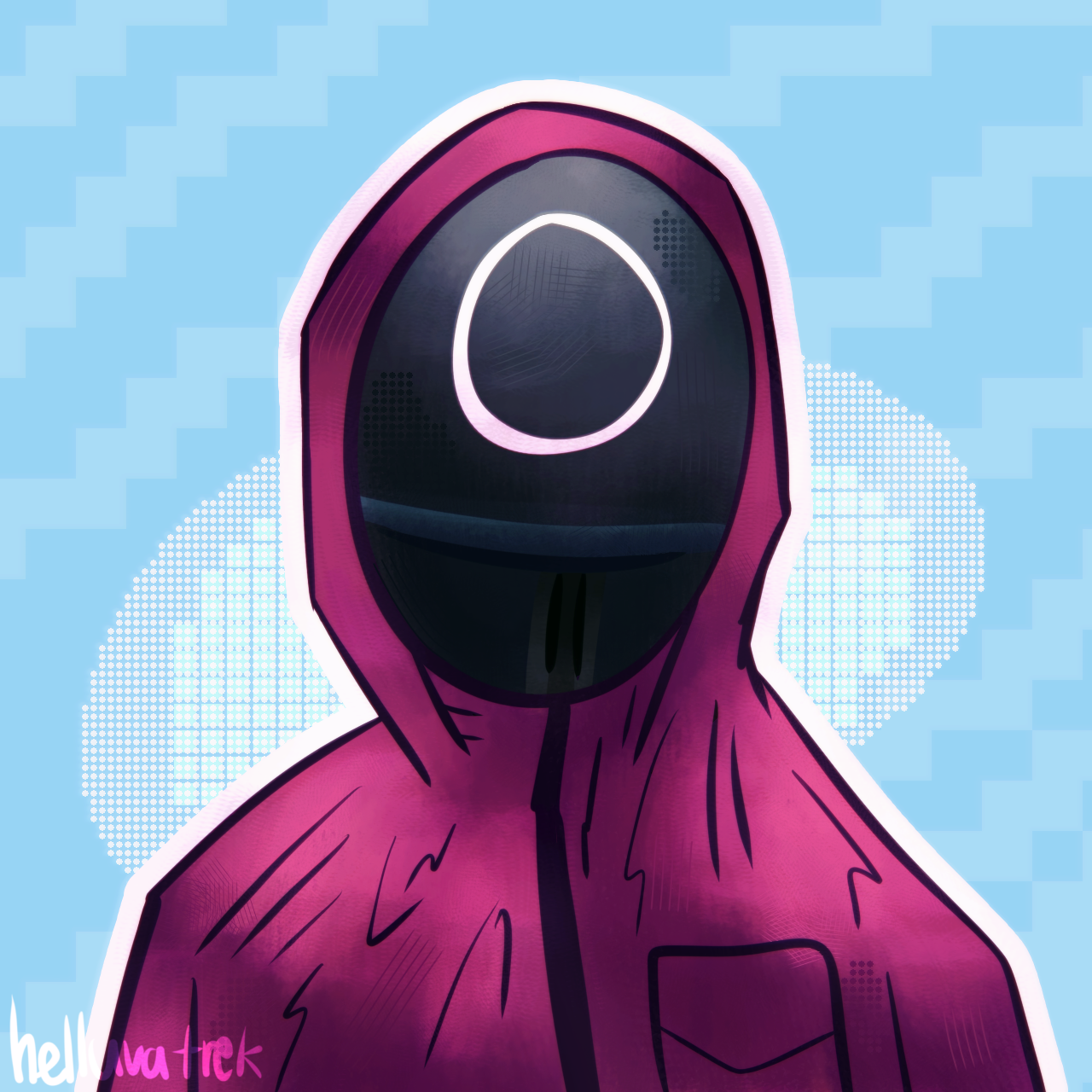 CIRCLE SQUID GAME GUY - ibisPaint