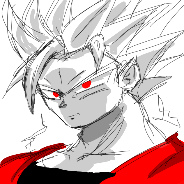 Super Saiyan 2 Goku (Manga Colors) - ibisPaint