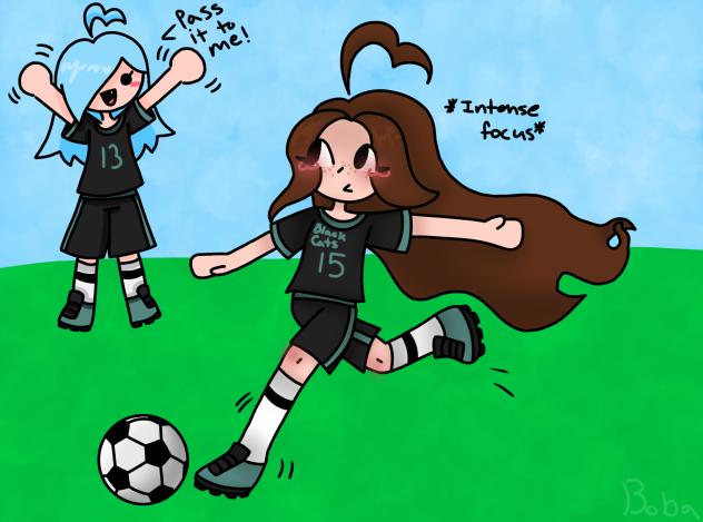 MY SOCCER TEAM I MADE UP (BLACK CATS) - ibisPaint