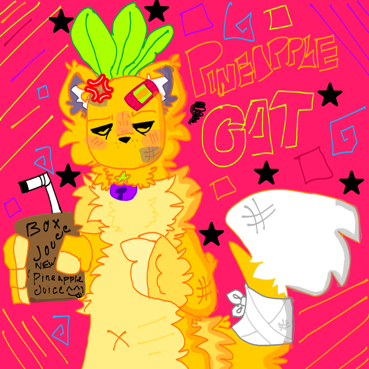 Pineapple Cat - ibisPaint