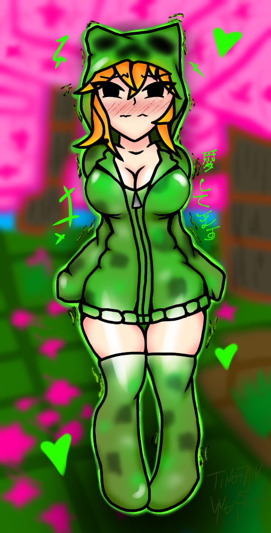 Creeper Girl - ibisPaint