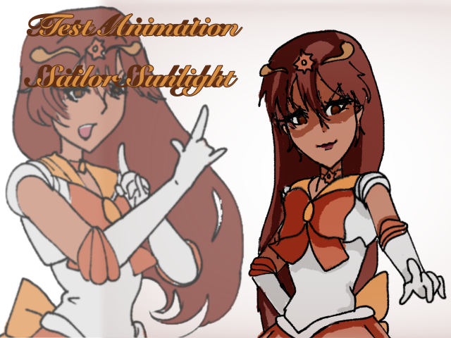 Sailor Sunlight Action (ColorCover) - ibisPaint