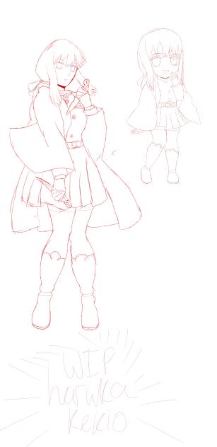 Haruka keiko redesign WIP - ibisPaint