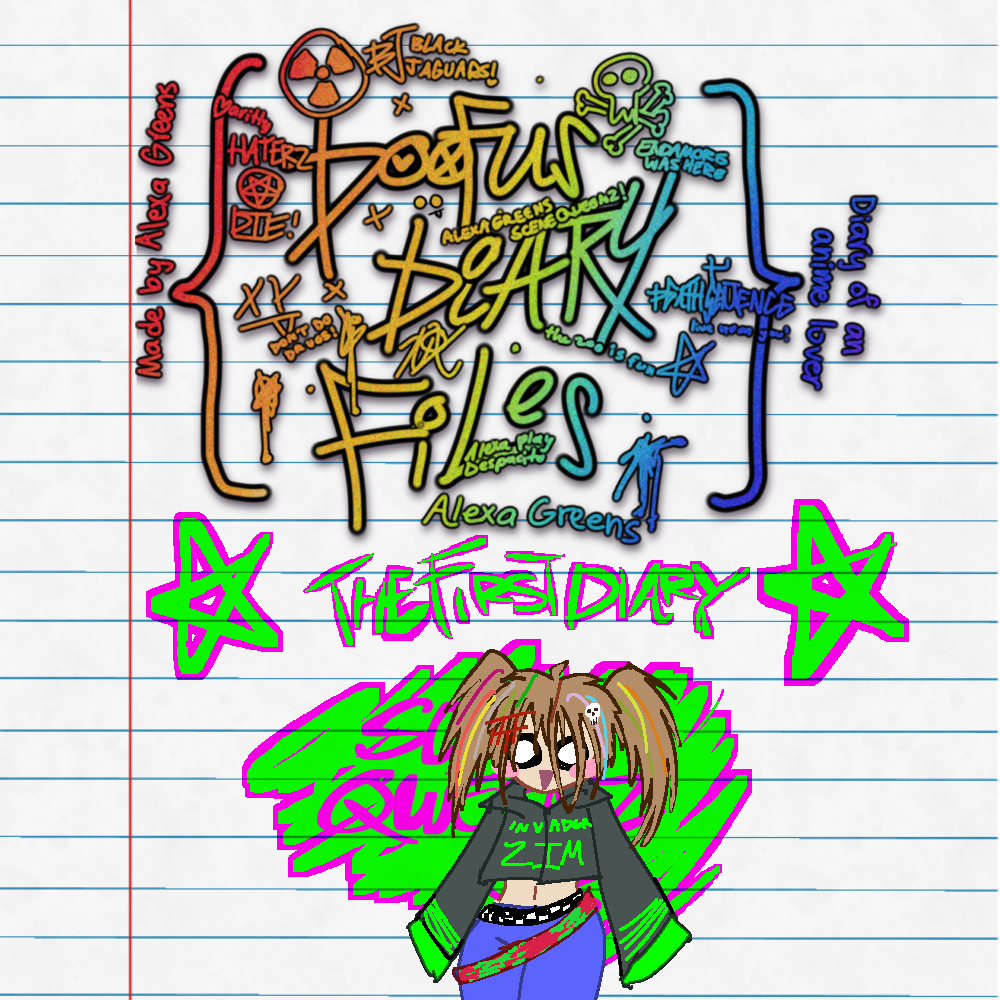 Doofus diary files cover - ibisPaint
