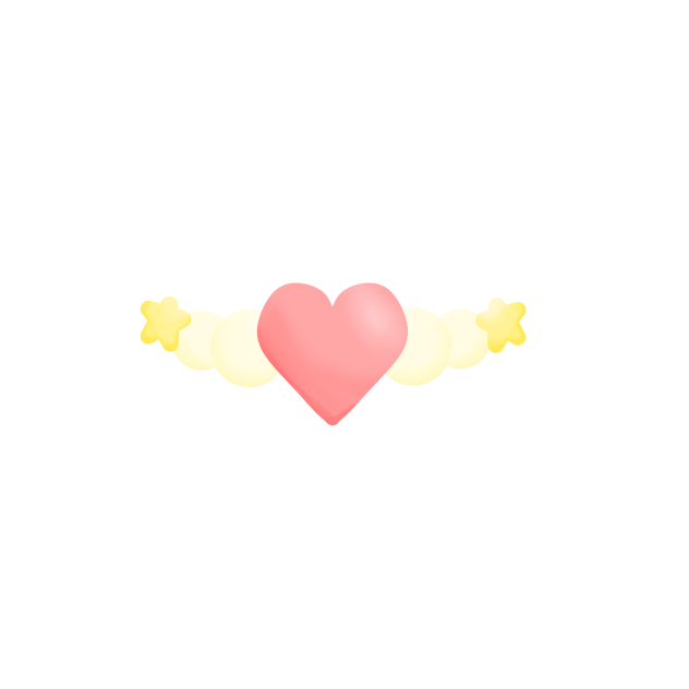 Cute Heart Star Bracelet - ibisPaint