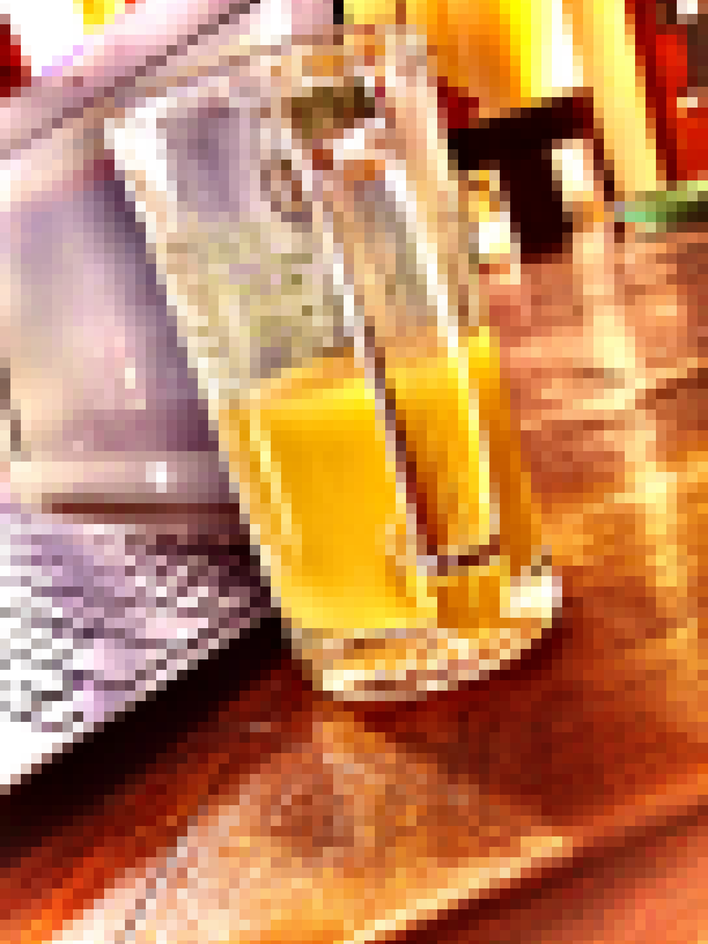 Pixilated pineapple juice - ibisPaint