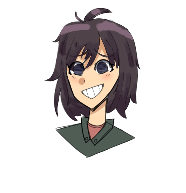 Awkward smile - ibisPaint