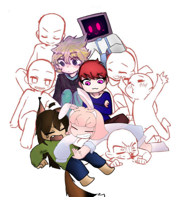 Friends collab - ibisPaint