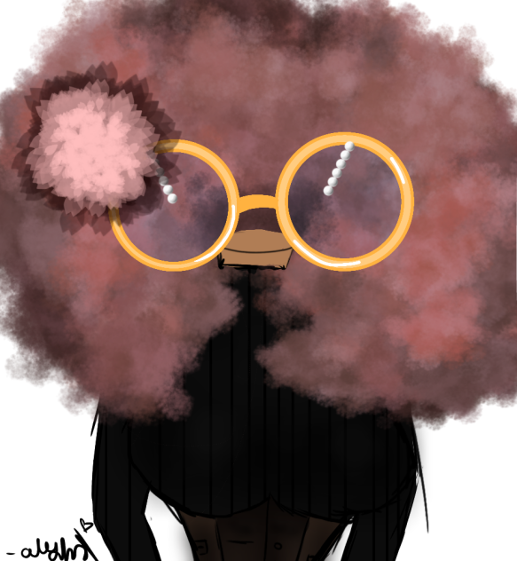 girl with afro - ibisPaint