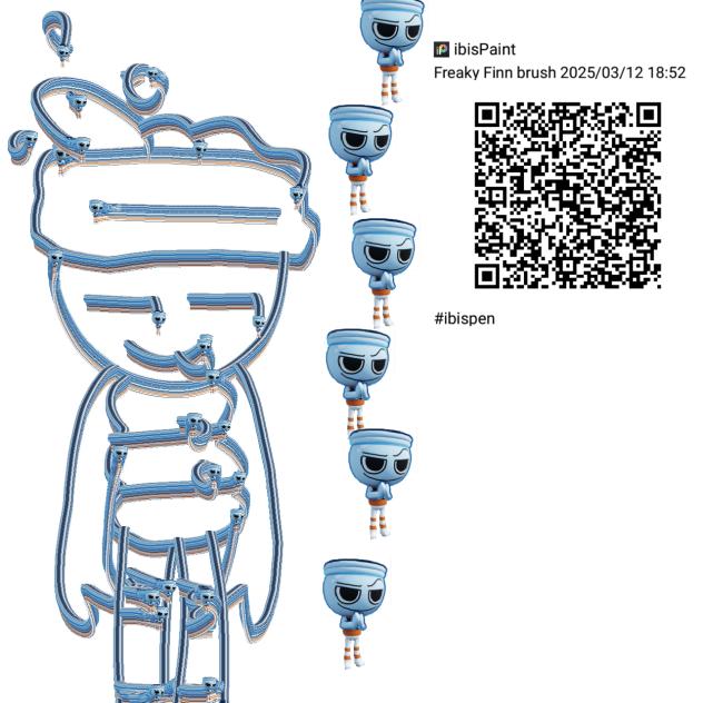 freaky finn brush QR code - ibisPaint