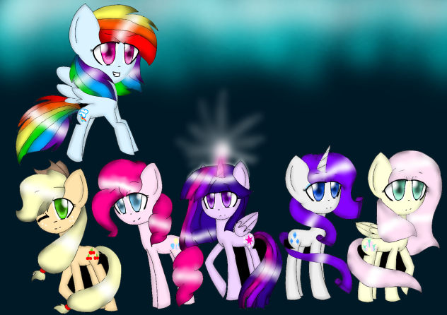 My Little Pony Mane 6 Speedpaint - ibisPaint