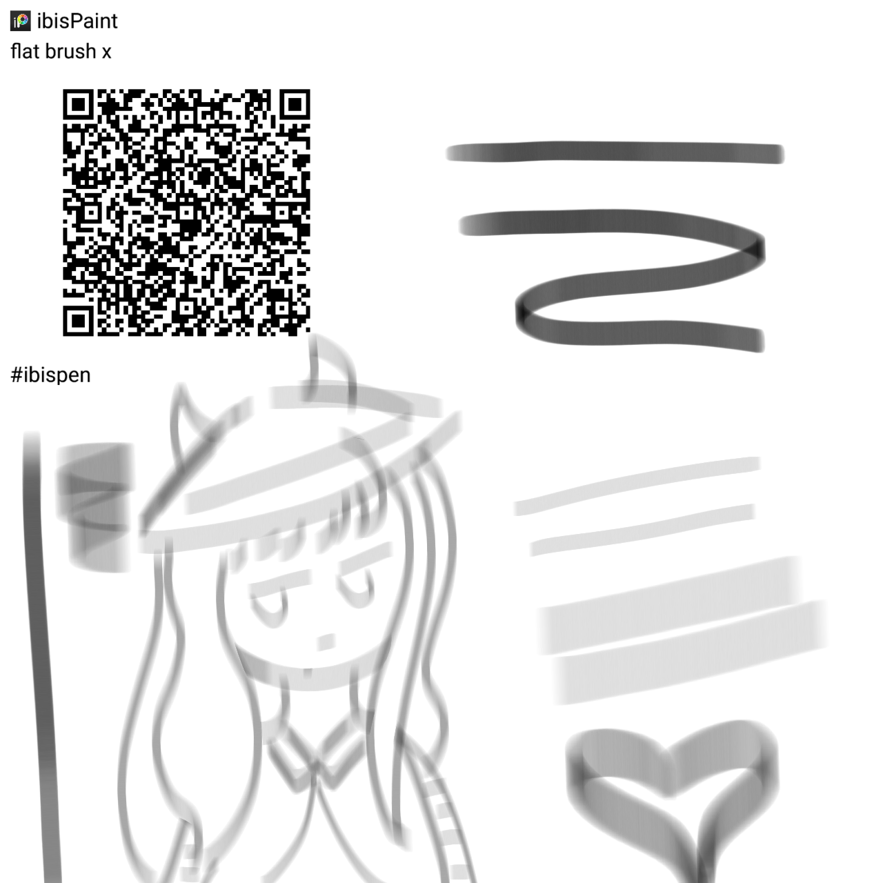 flat brush x - ibisPaint