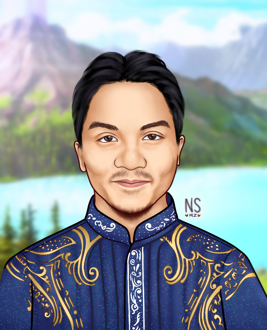 Potrait Pic; Mount Kinabalu - ibisPaint