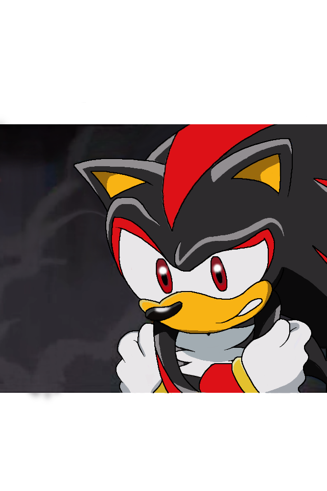 recolor Sonic to Shadow - ibisPaint