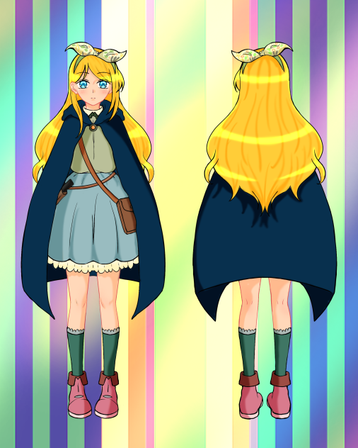 Yellow girl 2 - ibisPaint