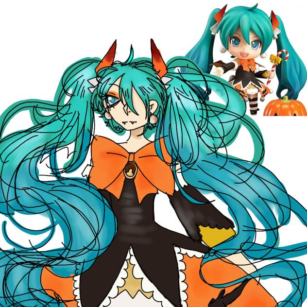 Halloween Miku (Oct 22) - ibisPaint