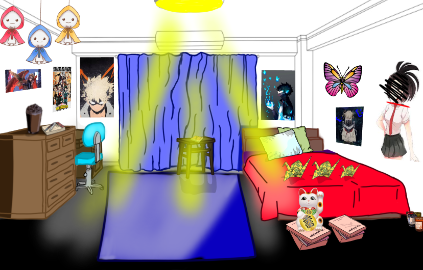 Machiko’s dorm room - ibisPaint