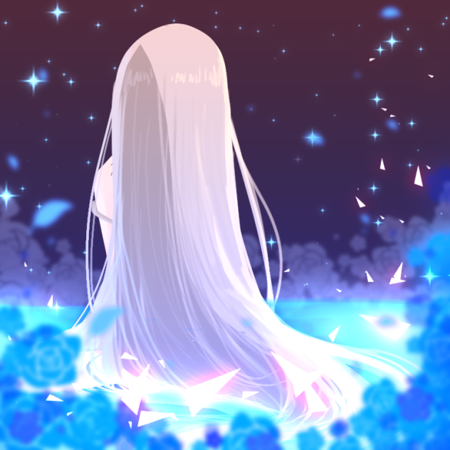 Blue rose - ibisPaint