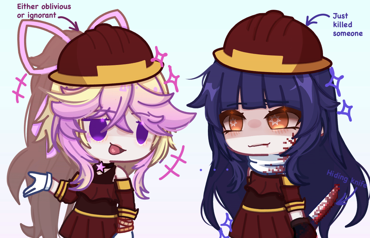 Lizzy and Doll - ibisPaint