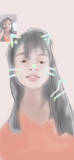Vẽ bản thân tôi - ibisPaint